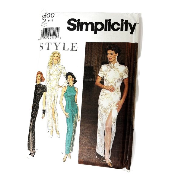 Simplicity | Art | Simplicity 930 Cheongsam Dress Costume Sewing ...